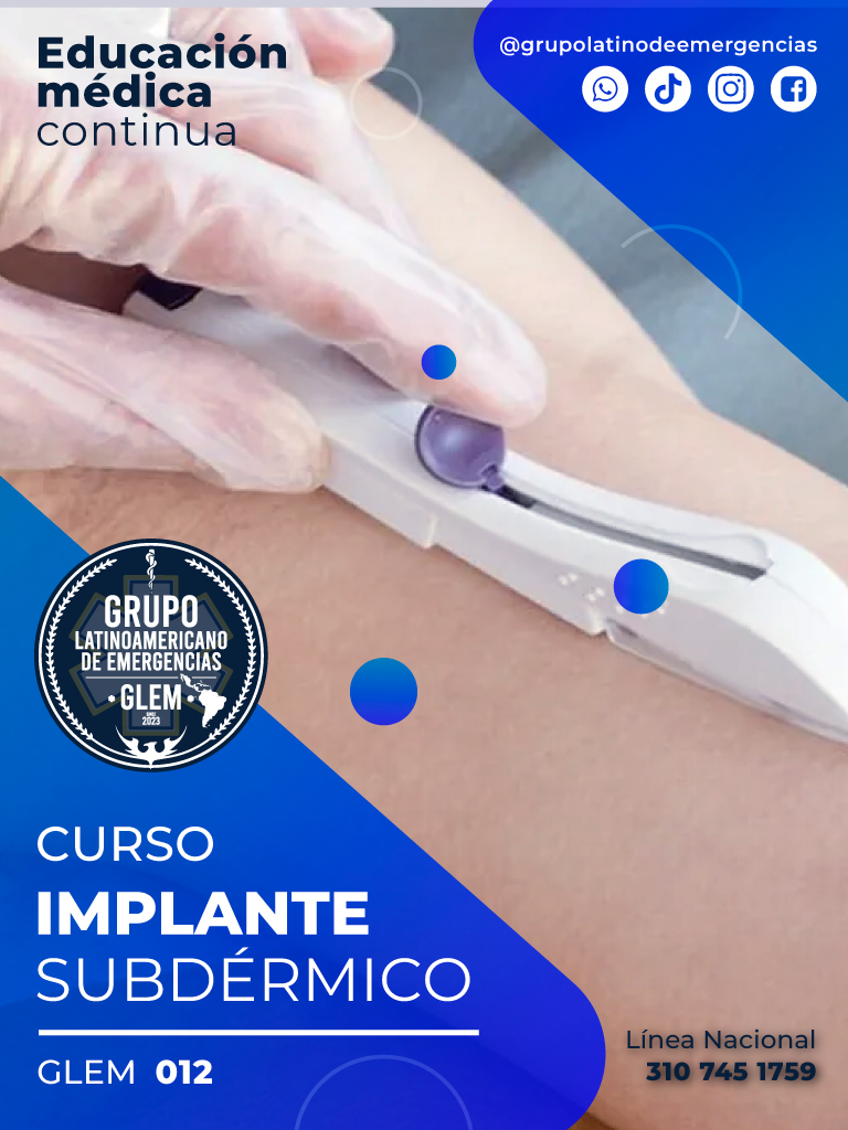 Curso Implante Subdérmico: Inserción e implante IS | GLEM